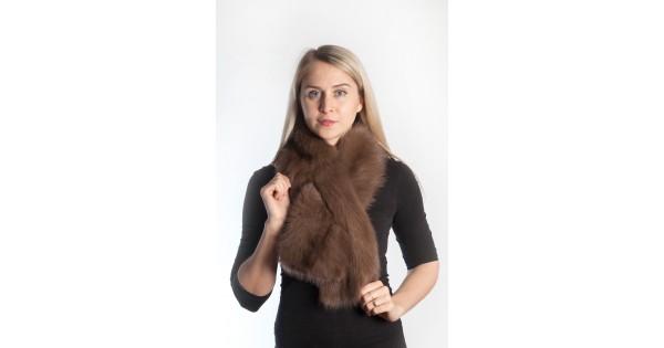 Sable Fur Scarf | Luxury Real Fur Scarves | Realfurscarves.com