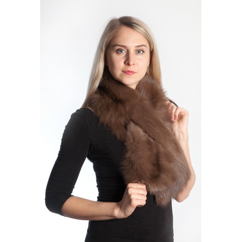Sable Fur Scarf | Luxury Real Fur Scarves | Realfurscarves.com